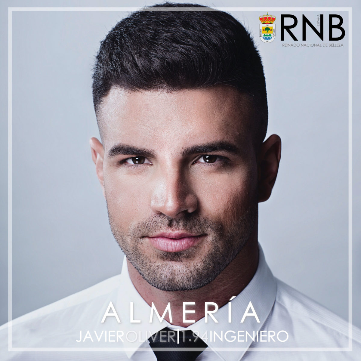 Javier Oliver electo Mister RNB Almería 2020 - RNB España